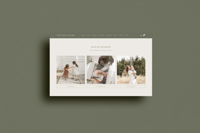 Our Kin & Home | Thoroughfare Design Studio - Branding and Website ...